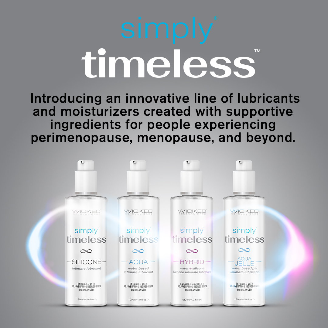 simply® Timeless™ Banners - Wicked Sensual Care | Lubes & Enhancers