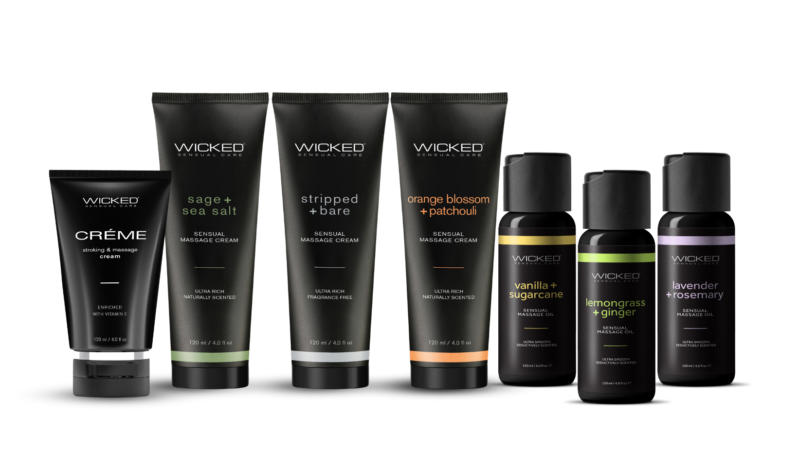 Sensual Massage Creams, Lotions, Oil | Wicked Sensual Care